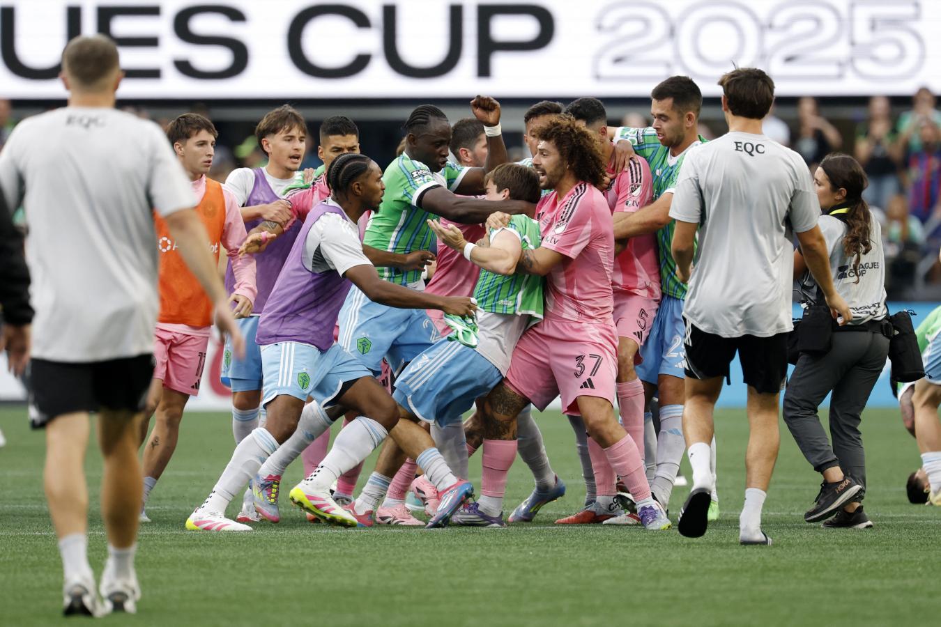 Escándalo tras la final: incidentes entre jugadores de Inter Miami y ...