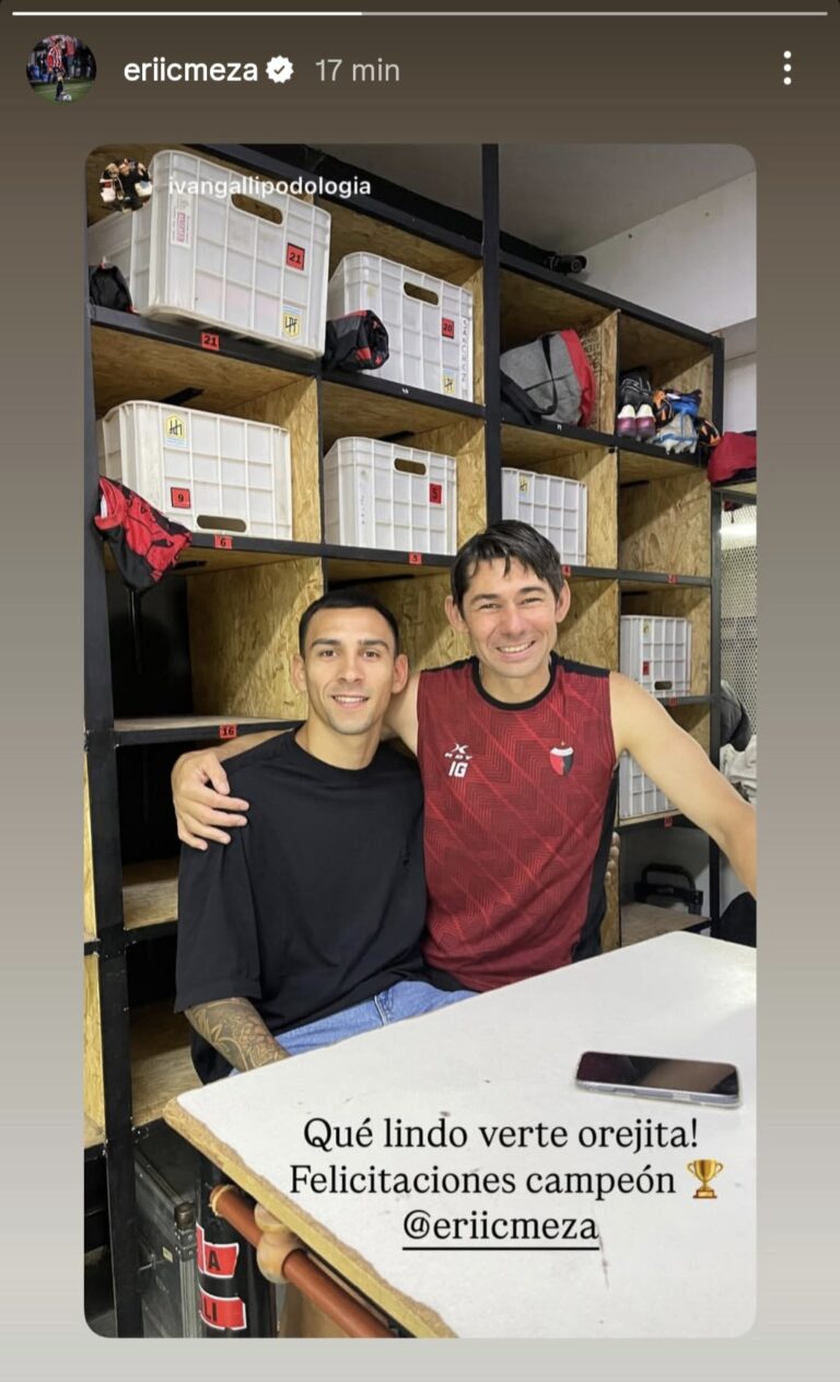 El reciente campeón con Estudiantes, Eric Meza visitó el Predio 4 de ...